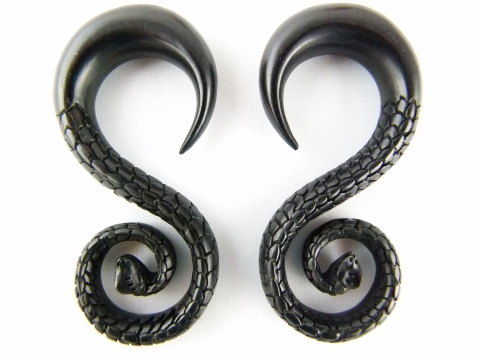 00g Serpent Stretch Earrings 00 Gauge Stretching Plug | Etsy