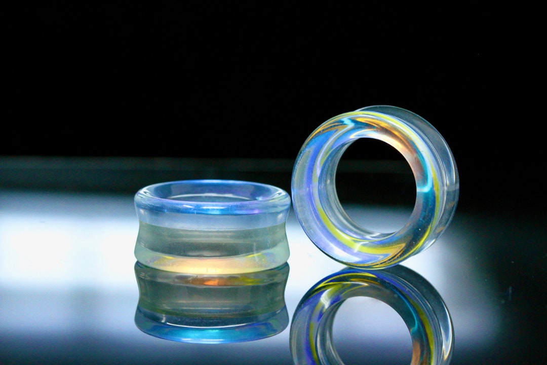 Unicorn Poop Glass Tunnels (pair) - PH147 - Etsy