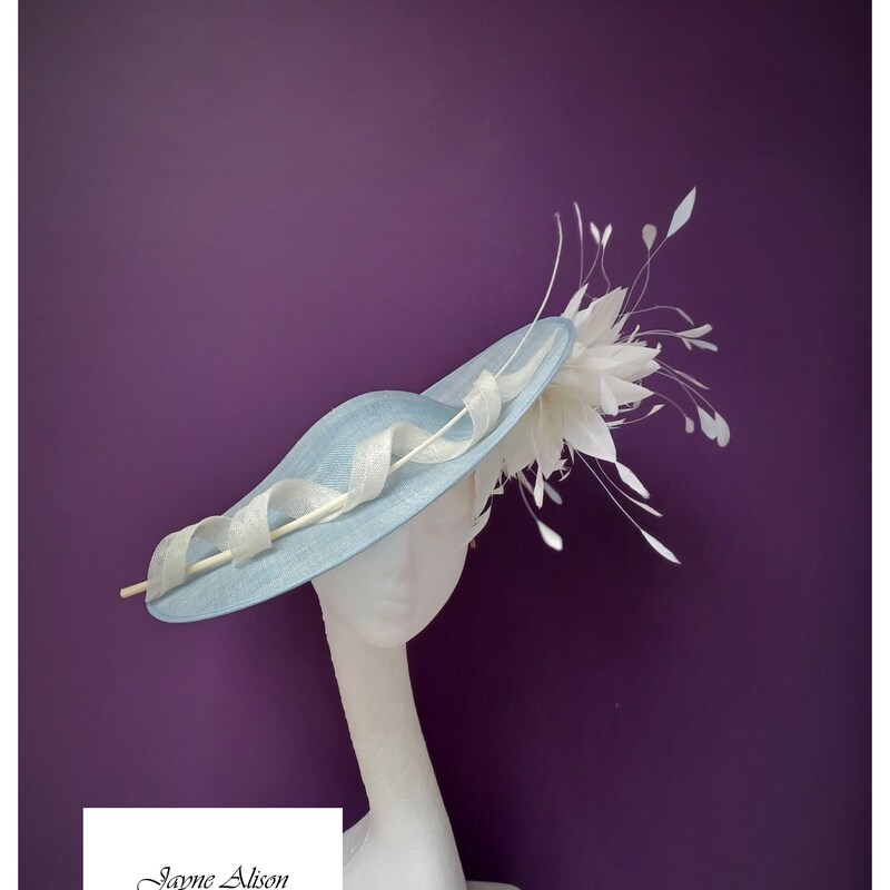 Light Blue Derby Hat - Etsy