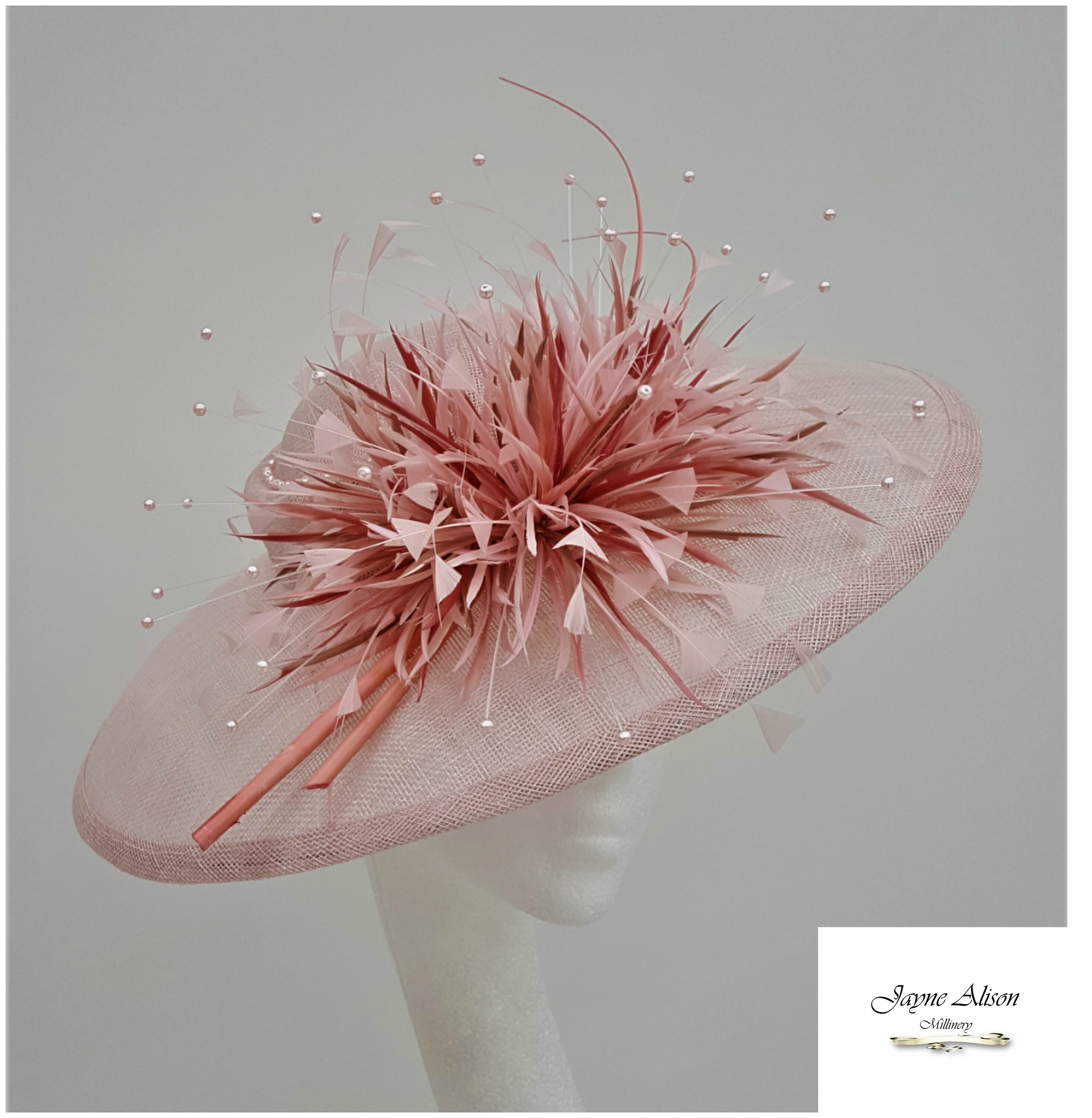 Pink Hatinator Wedding Hat Pink Fascinator Royal Ascot Hat - Etsy UK