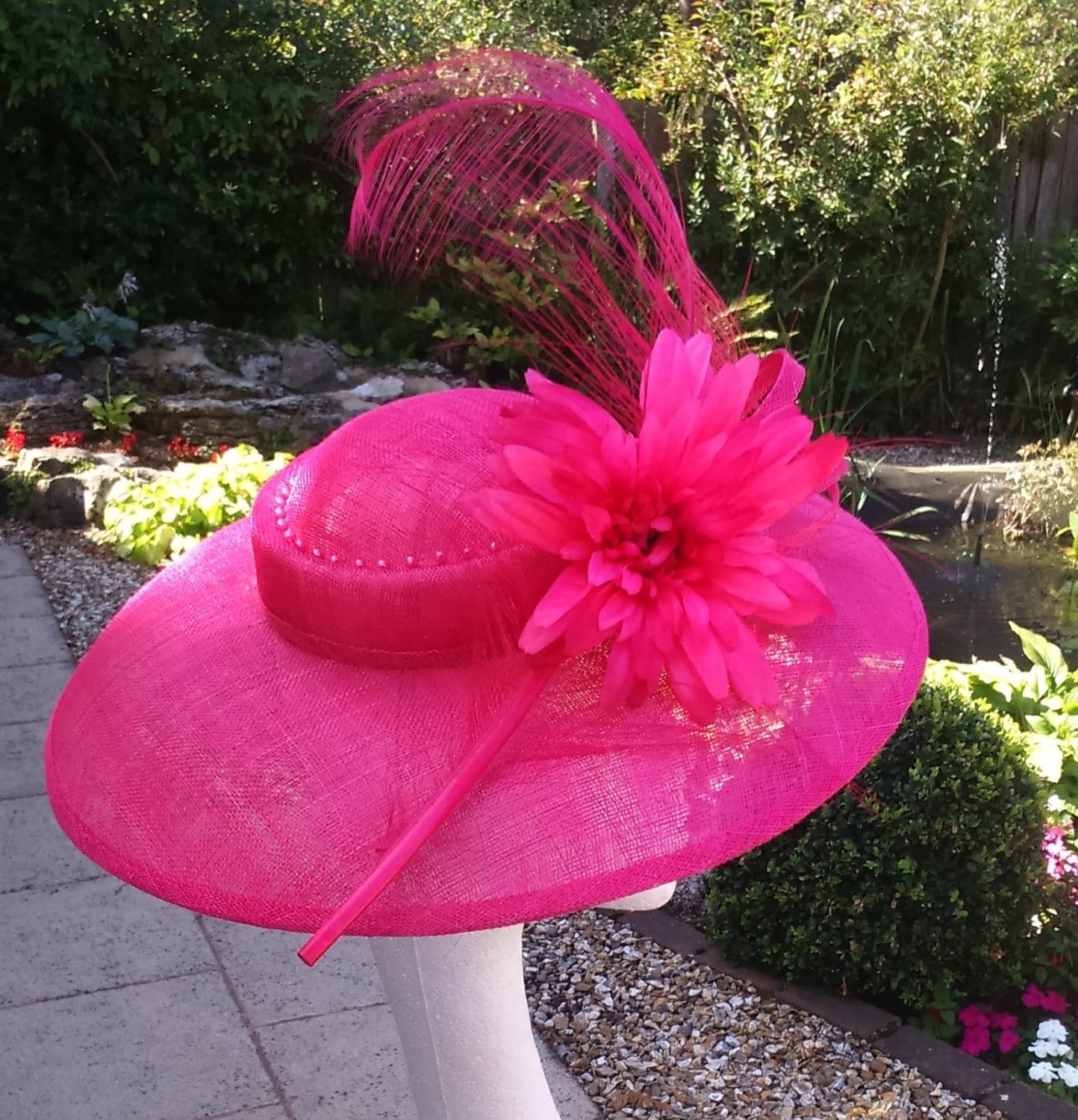 Pink Hatinator Mother of the Bride Hat Wedding Fascinator - Etsy