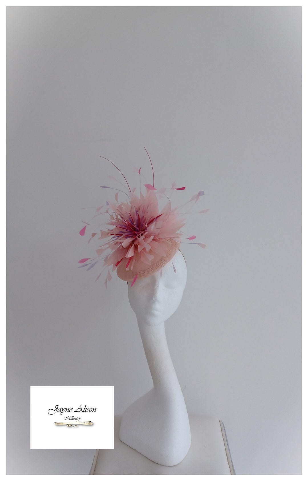 Pink Fascinator, Wedding Hat, Mother of the Bride Hatinator, Royal ...