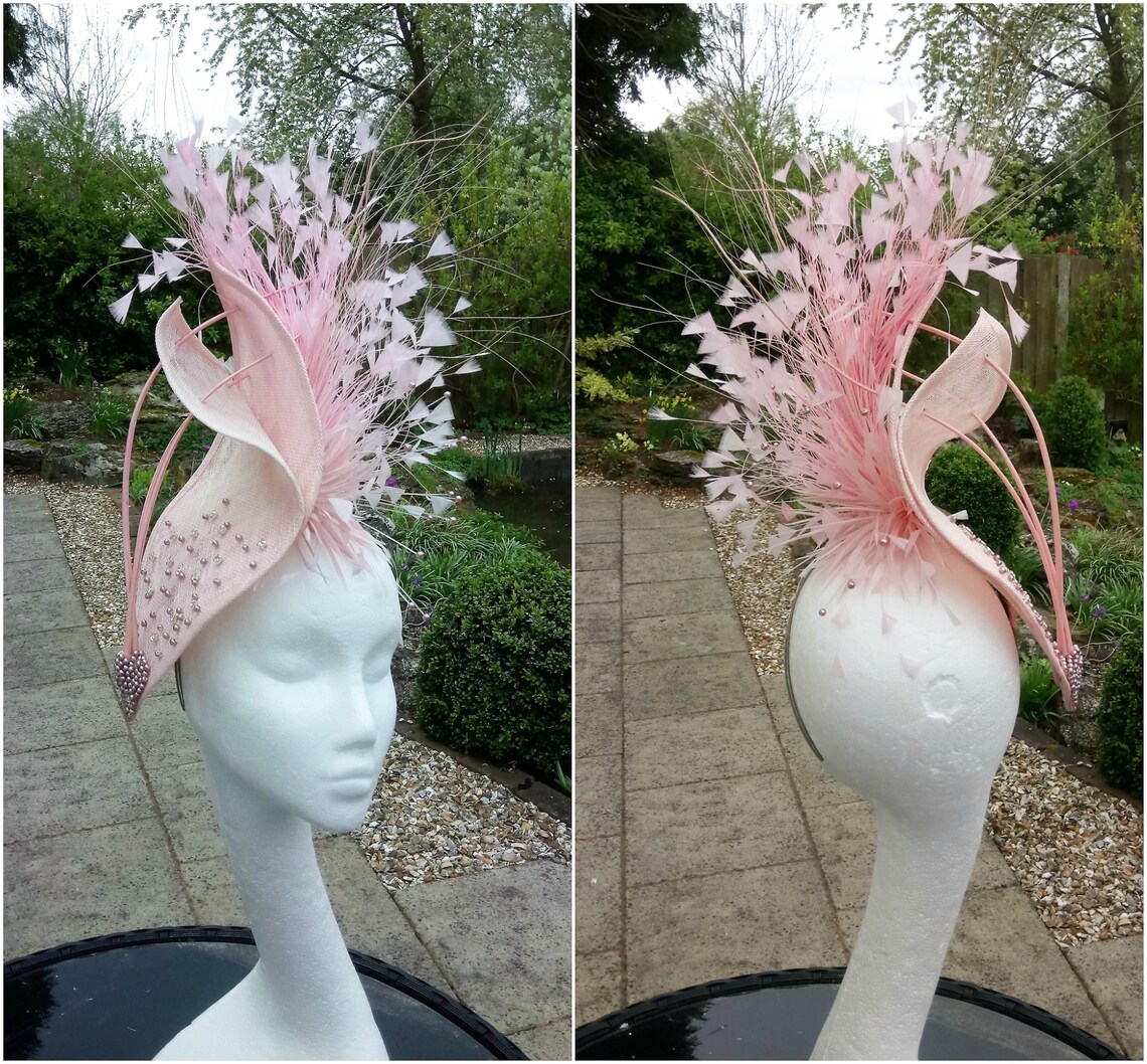 Pink Hatinator, Wedding Hat, Mother of the Bride Fascinator, Royal ...