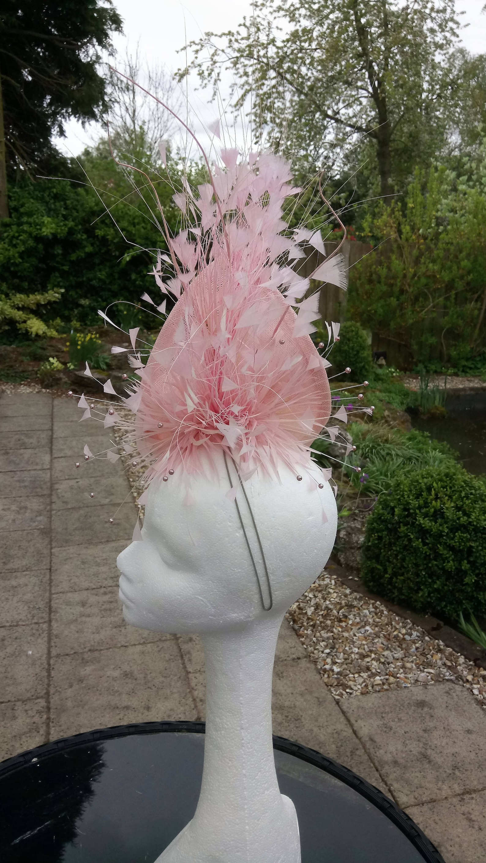 Pink Hatinator, Wedding Hat, Mother of the Bride Fascinator, Royal ...
