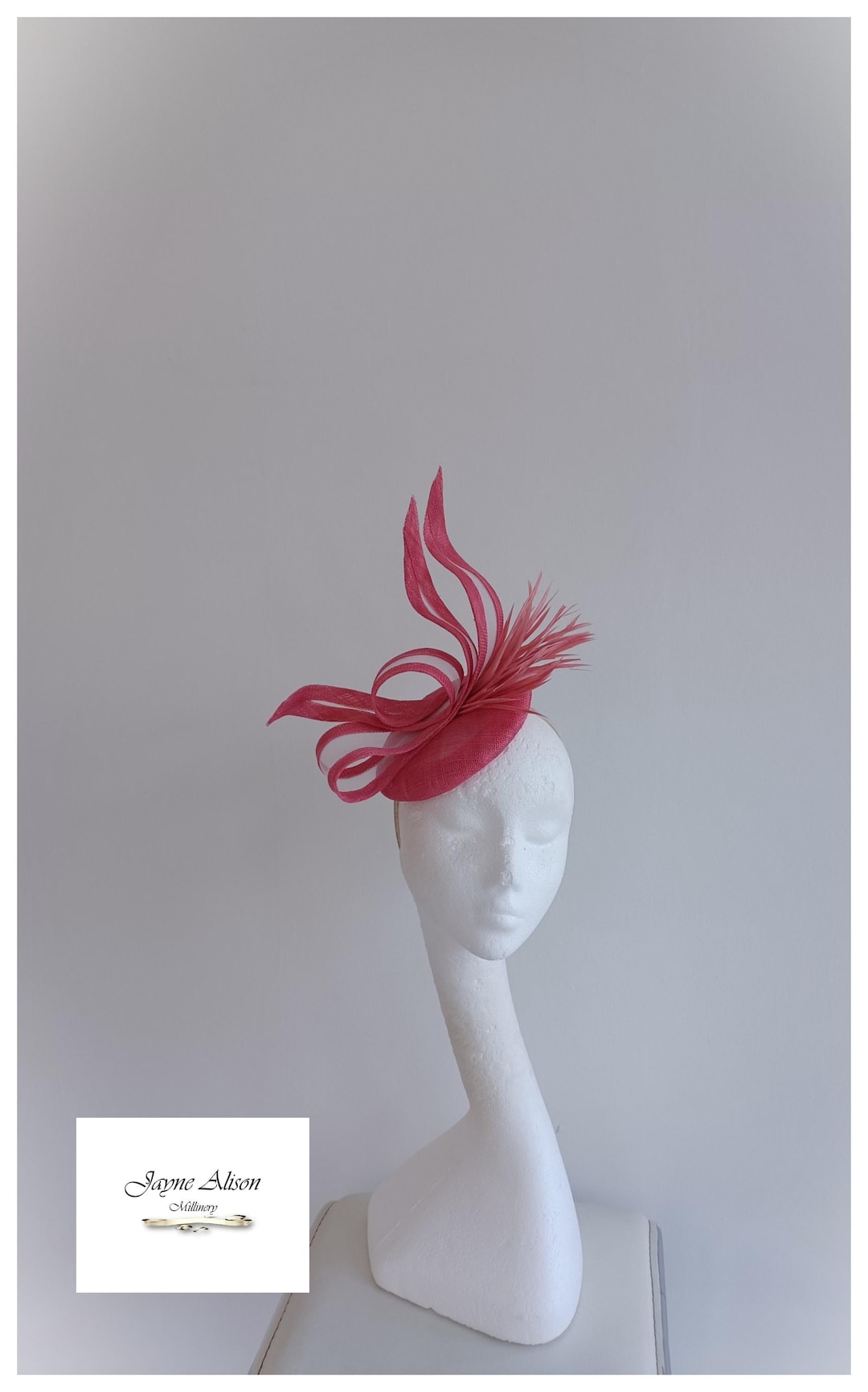 Pink, Sculptural Hatinator, Wedding Hat, Mother of the Bride Fascinator ...