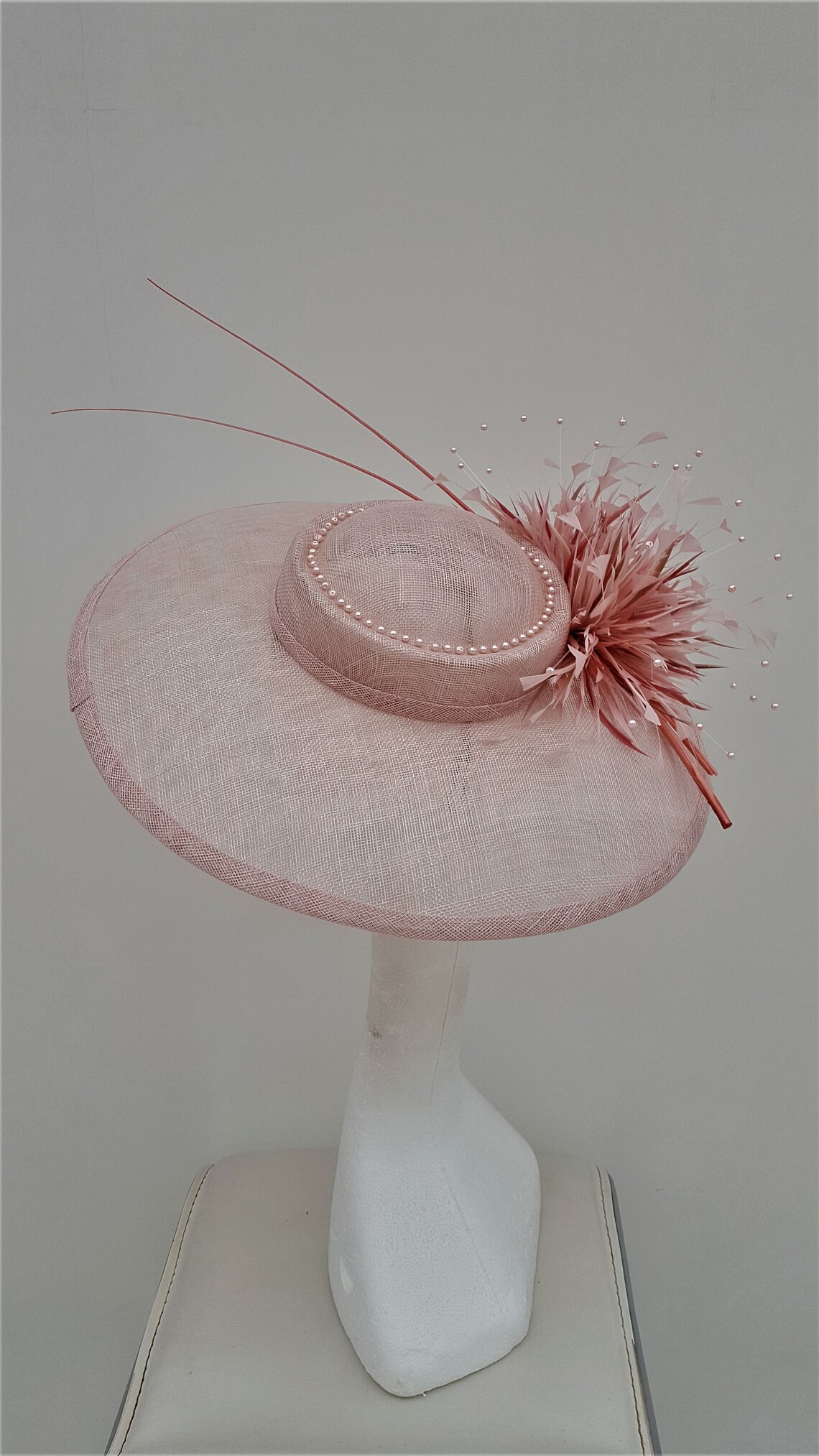 Pink Hatinator Wedding Hat Pink Fascinator Royal Ascot Hat - Etsy UK