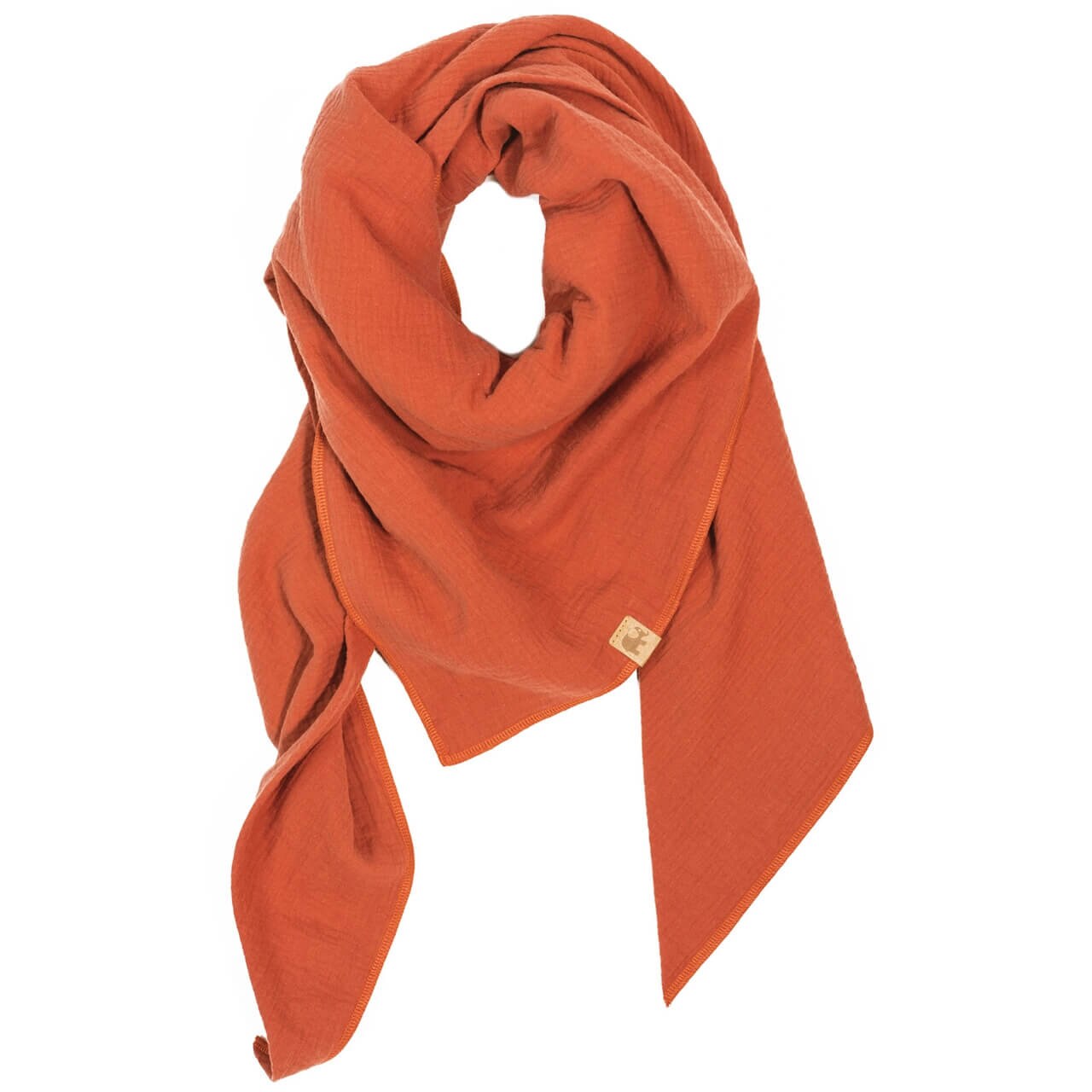 XXL Tuch Schal orange rostorange Damen Herren Halstuch | Etsy