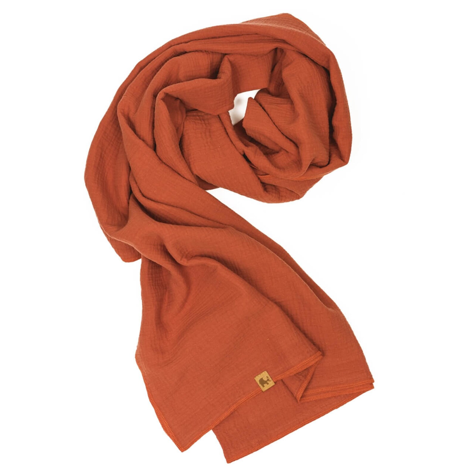 XXL Tuch Schal orange rostorange Damen Herren Halstuch | Etsy