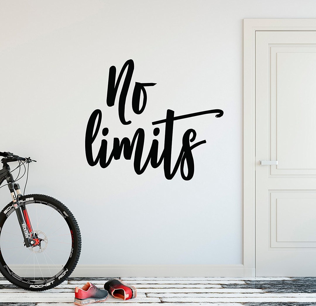 24"x20" No Limits Workout Success Goal Positive Thinking Challenge ...