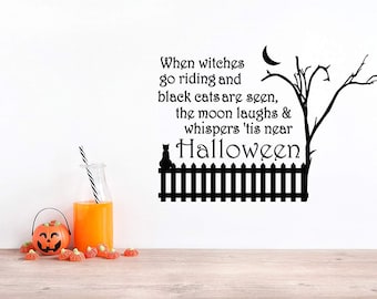 Witches Riding Poem - Etsy