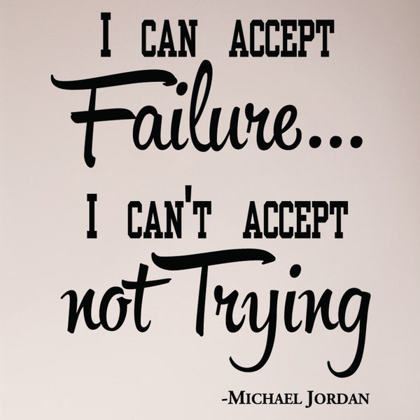 Michael Jordan Failure Poster - Etsy