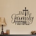 Faith Family Football Season Boys Sports Game Day Christian Religious ...