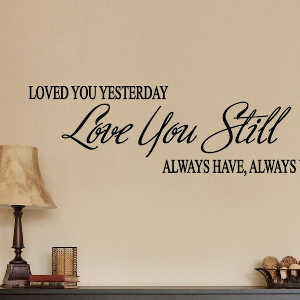 Loved You Yesterday Etsy