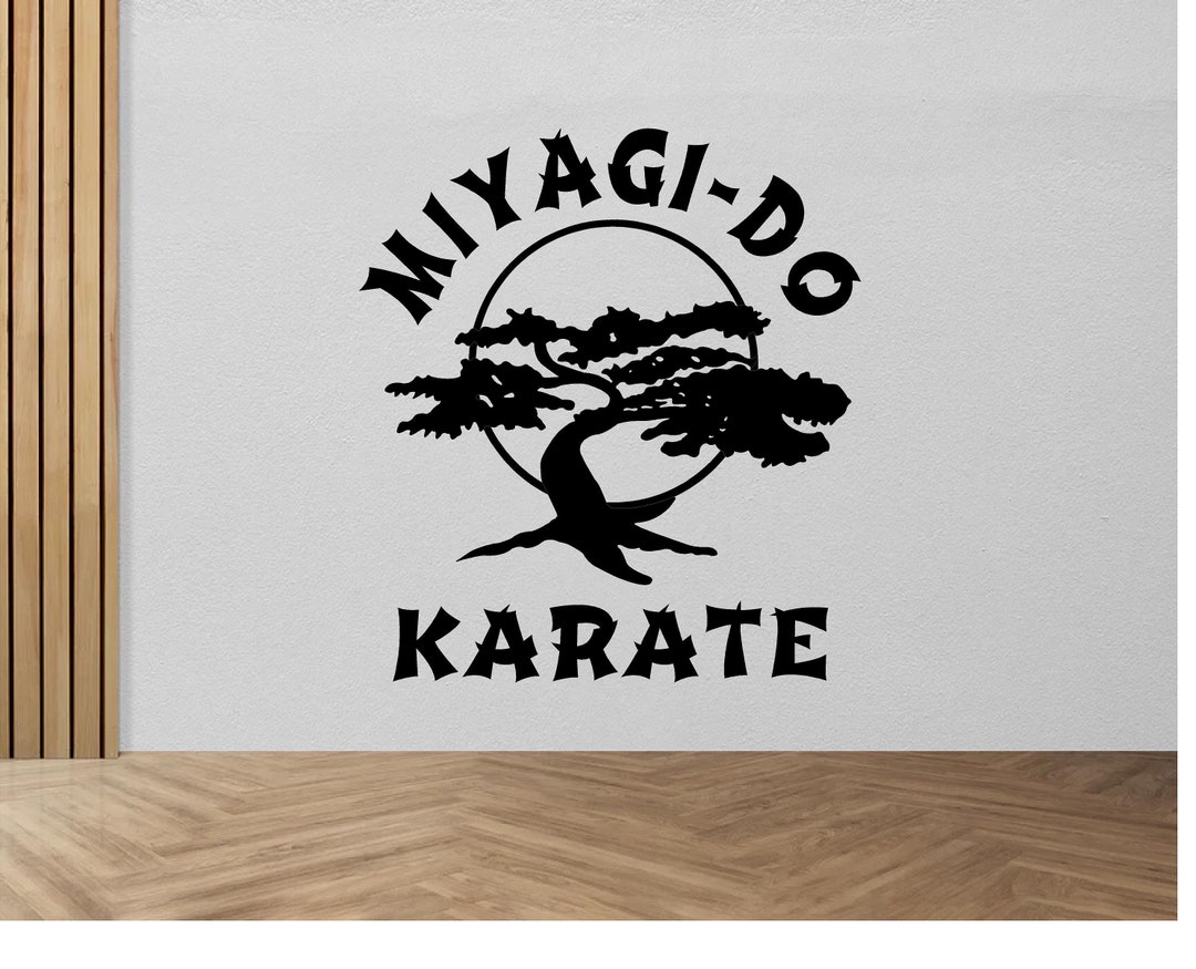 Miyagi-do Karate Wall Decal Sticker Stencil Cobra Kai Kid Movie Dojo ...