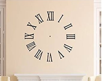 Clock Wall Decal | Etsy
