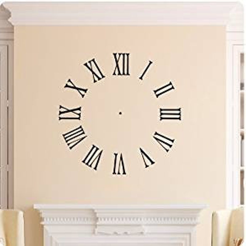 Clock Wall Decal - Etsy