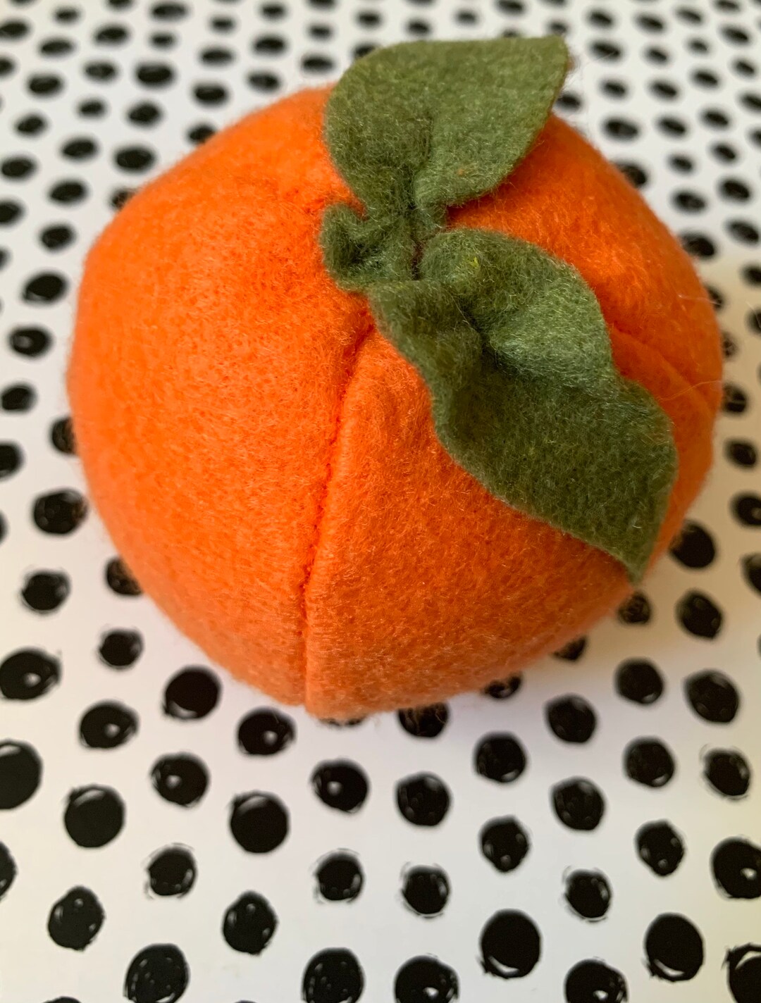 Toy Orange Fruit Felt Orange Felt Food Kids Play Food Pretend Food ...