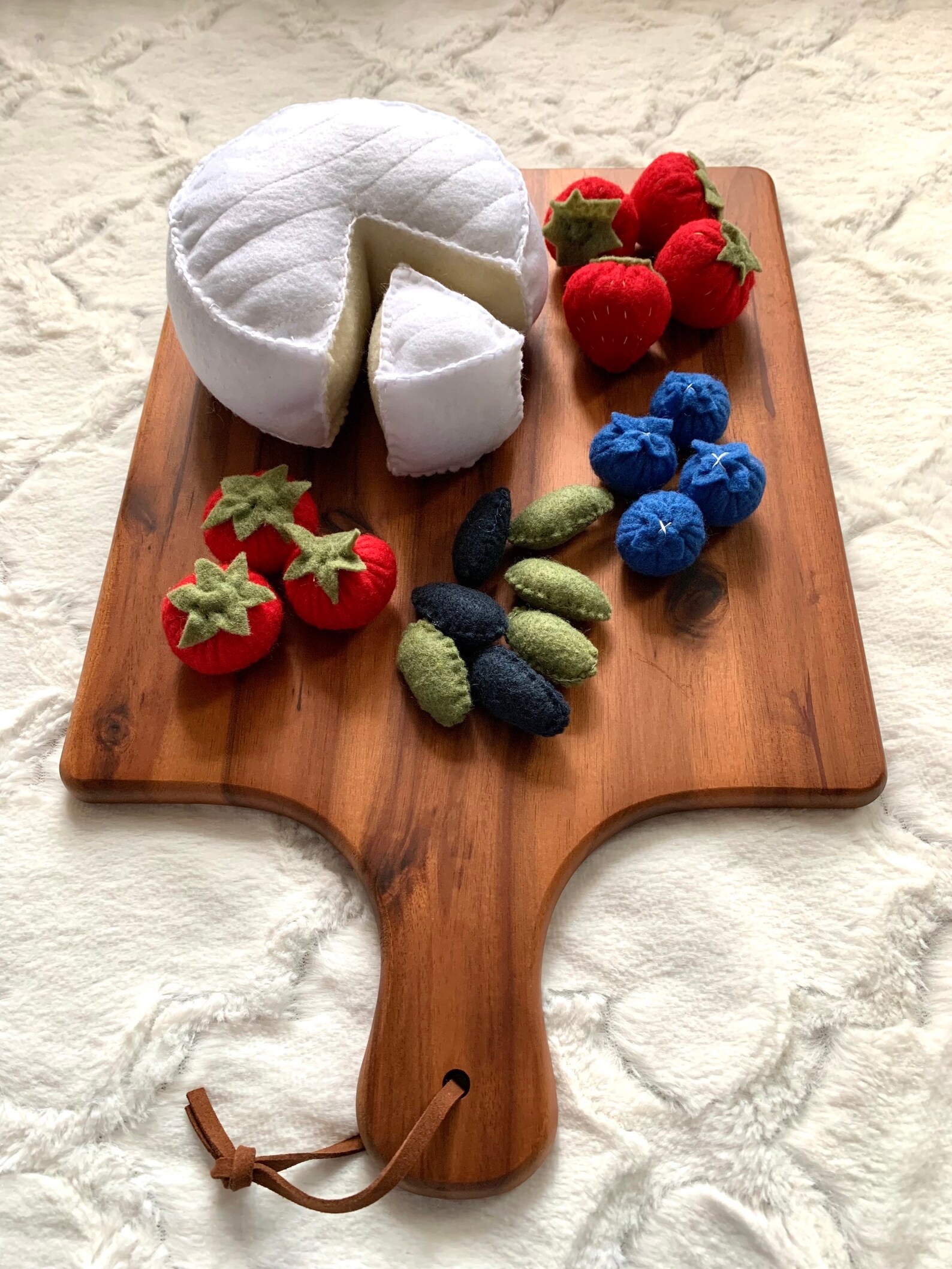 Felt Cheese Board Felt Charcuterie Board Camembert Brie Felt - Etsy