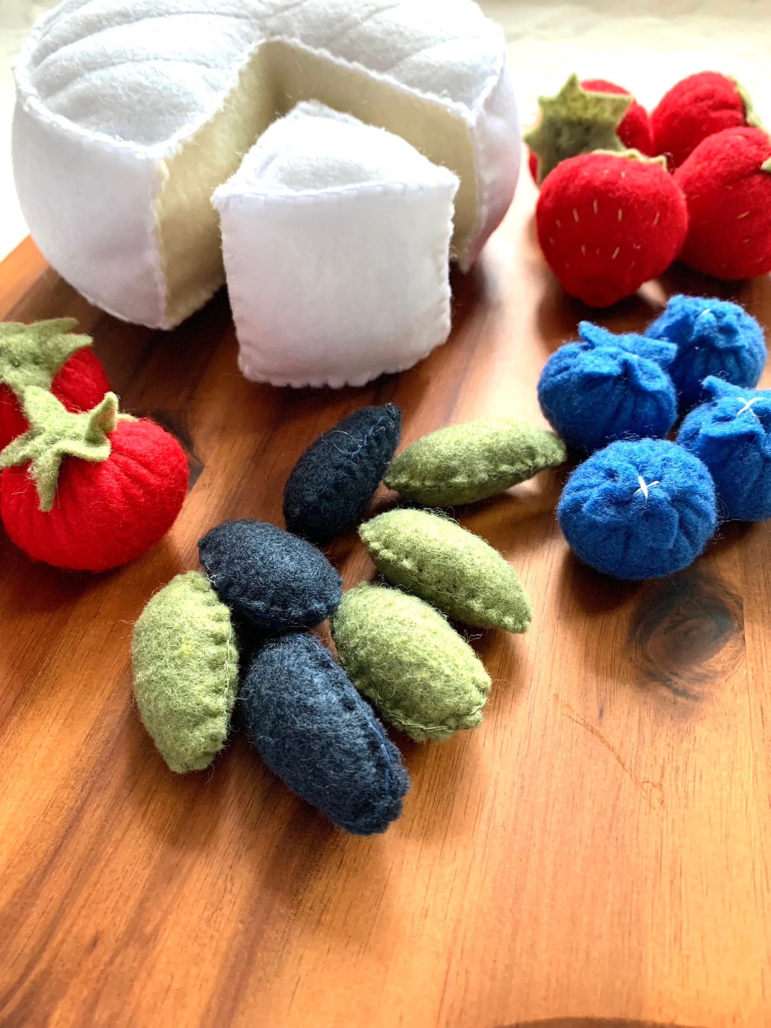 Felt Cheese Board Felt Charcuterie Board Camembert Brie Felt - Etsy
