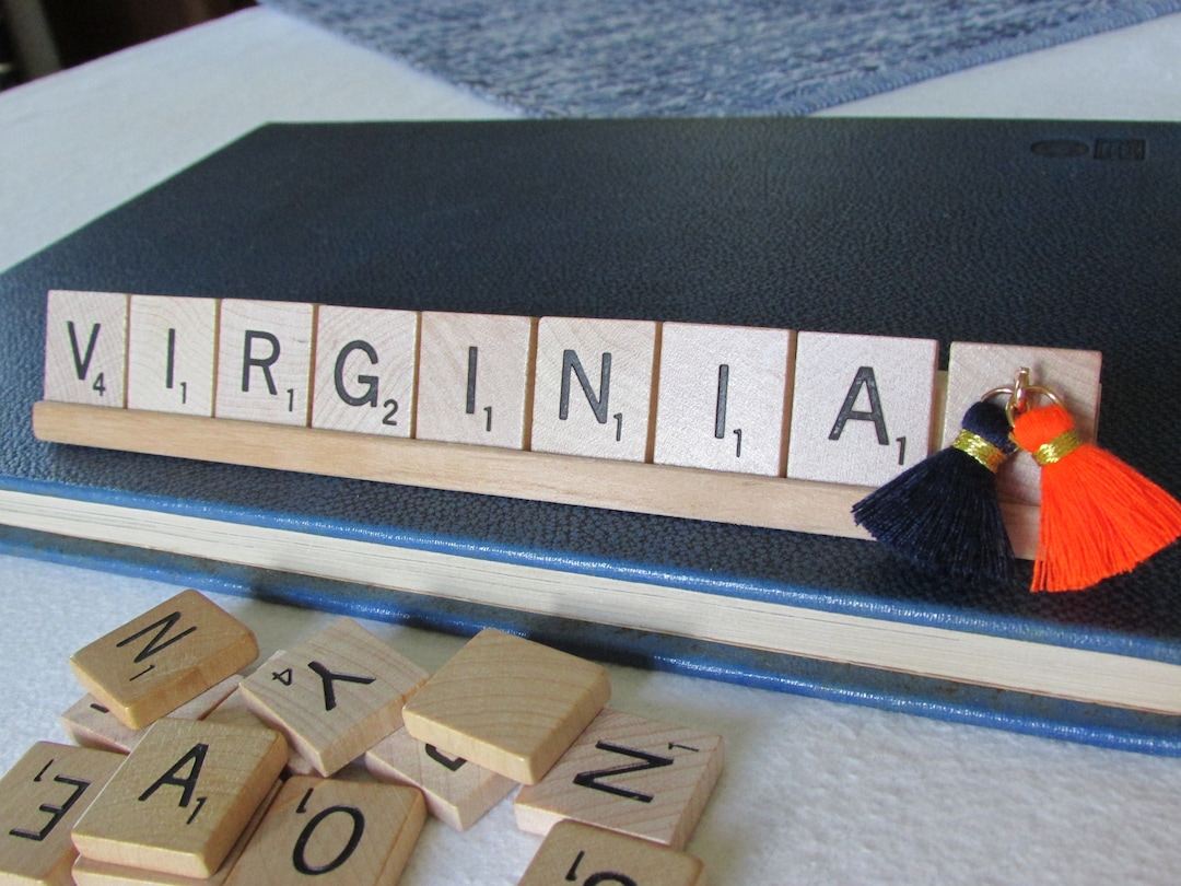 Virginia Sign With Tassels // University of Virginia // Dorm - Etsy