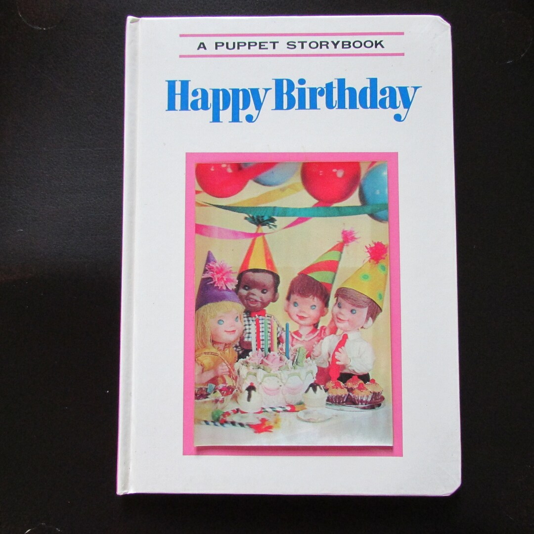 A Puppet Storybook Happy Birthday With Pictures by T. Izawa - Etsy