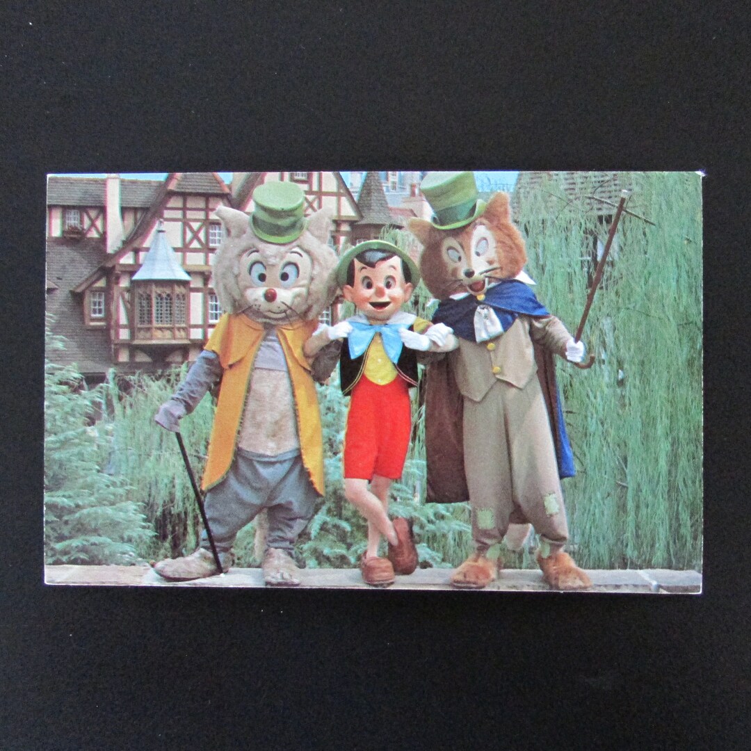 Disney Watch Out Pinocchio Walt Disney World Vintage Postcard ...