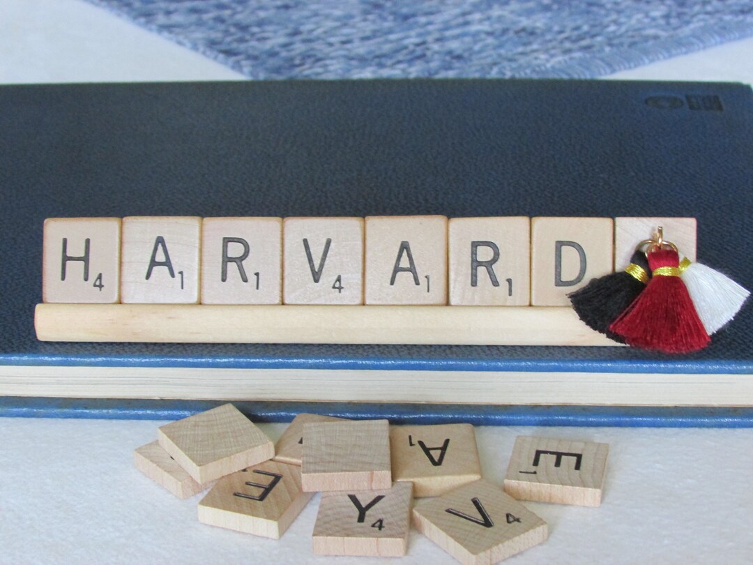 Harvard Sign With Tassels / Dorm Accessory / Care Package / Harvard ...