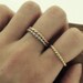 925 Sterling Silver Rose Gold Rope Band Ring - Etsy