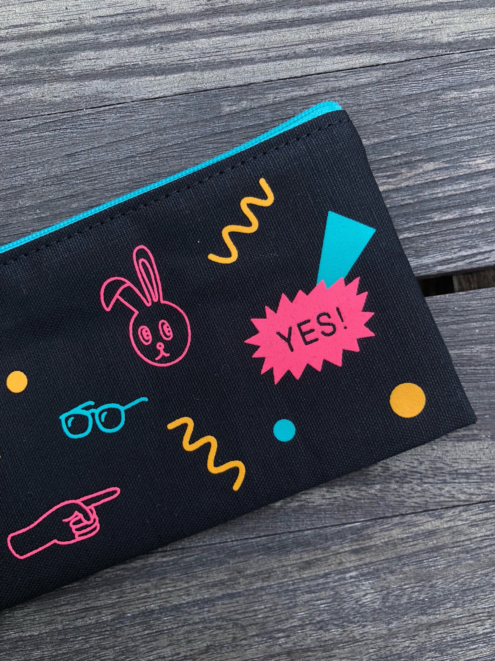 Neon Design Pencil Case | Etsy