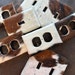 Cowhide Covered Standard Outlet Switch Western Decora Toggle Combo - Etsy