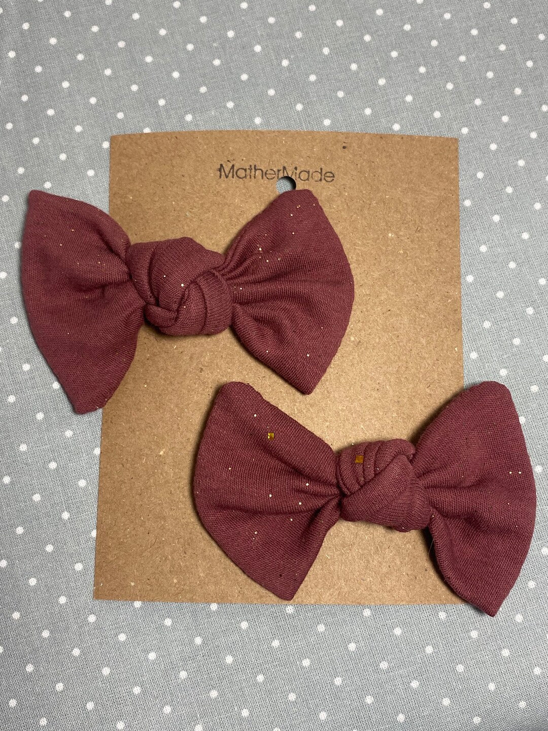 Glitter Hair Bows Wine Glitter Hair Bows, Set of 2 Hair Bows, Bows for ...