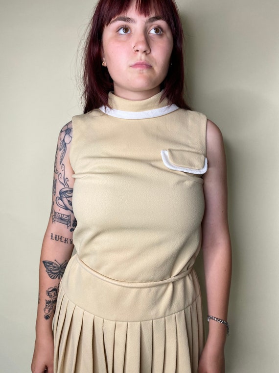 1960s Beige Dress - Gem