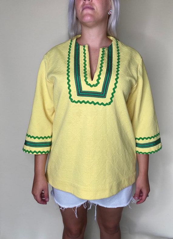 1970s Peasant Tunic - Gem