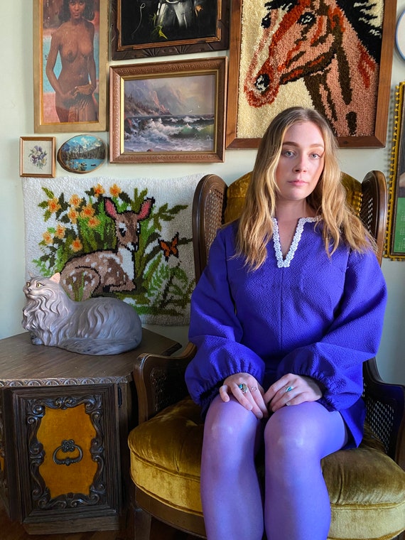 1970s Mini dress - Gem