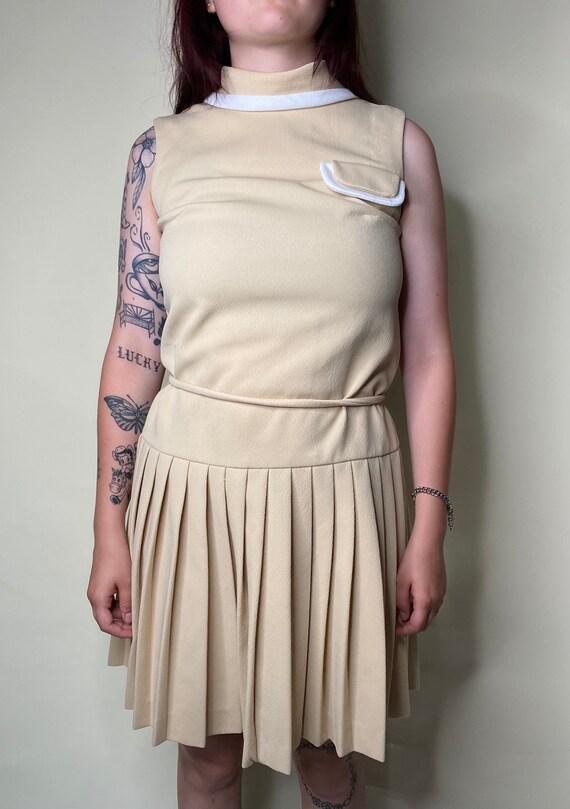 1960s Beige Dress - Gem