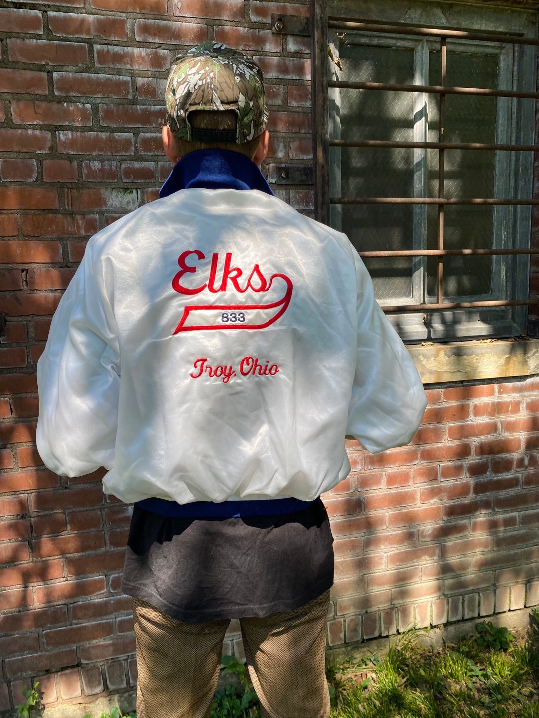 1980s Elks Lodge Bomber Jacket - Etsy
