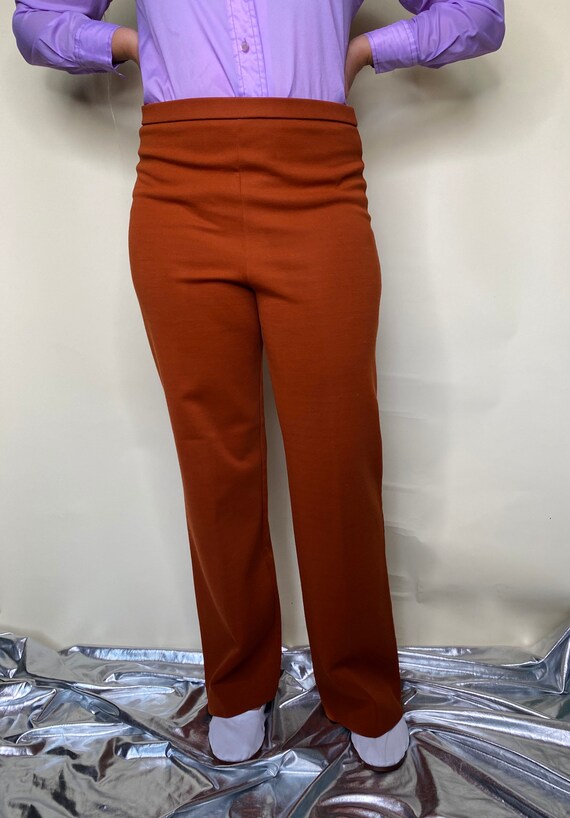 1970s Burnt Orange Flares - Gem