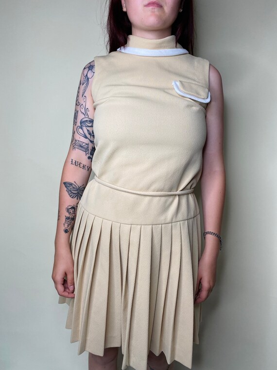 1960s Beige Dress - Gem