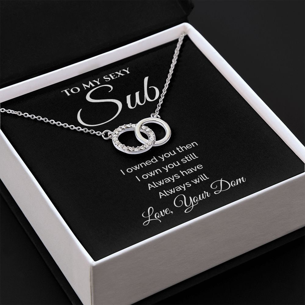 Dom Sub Necklace Submissive Jewelry Owned Day Collar Discreet Bdsm