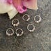Loc Jewelry W/silver Metal Oval Beads Set of 3 Dread/braid Charms Locs ...