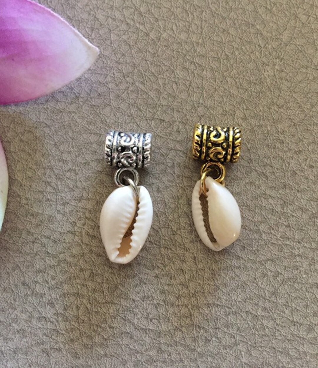 Loc Jewelry Cowrie Shell Gold or Silver Dreadlock Cuff Hair Jewelry ...