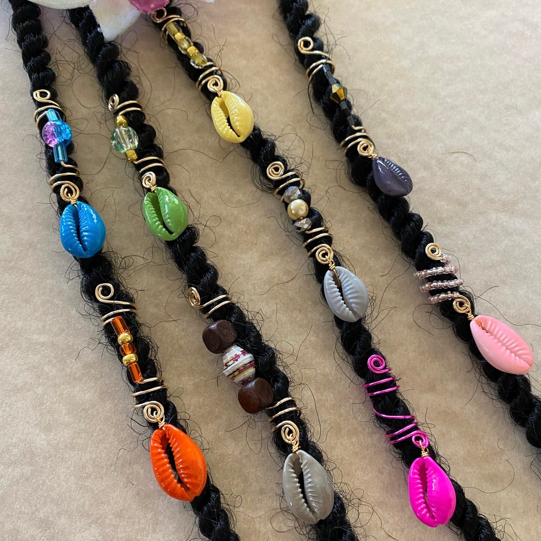Loc Jewelry Cowrie Shell Dread/braid Charm Dreads Braids Dreadlock ...