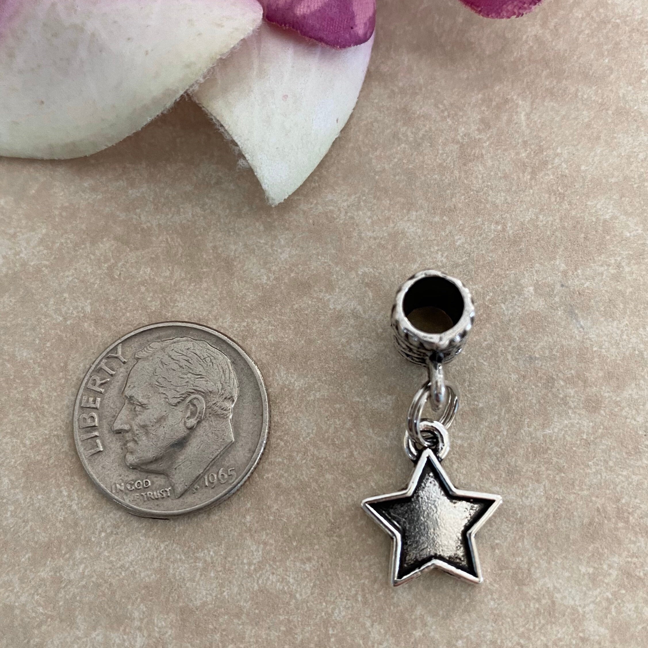 Silver Star Dread/braid Cuff Dreadlock Charm Loc Jewelry Euro Charm ...