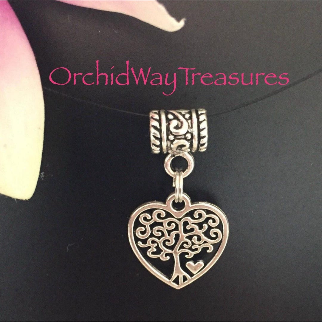 Loc Jewelry Silver Tree of Life Heart Dread/braid Charm Dreadlock Cuff ...