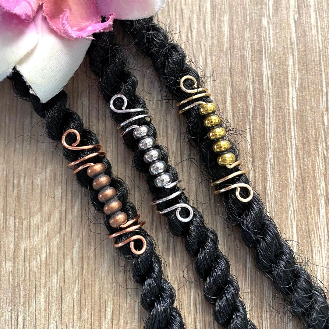 Loc Jewelry Gold-silver-copper Dread/braid Charm Dreadlock Sisterloc ...