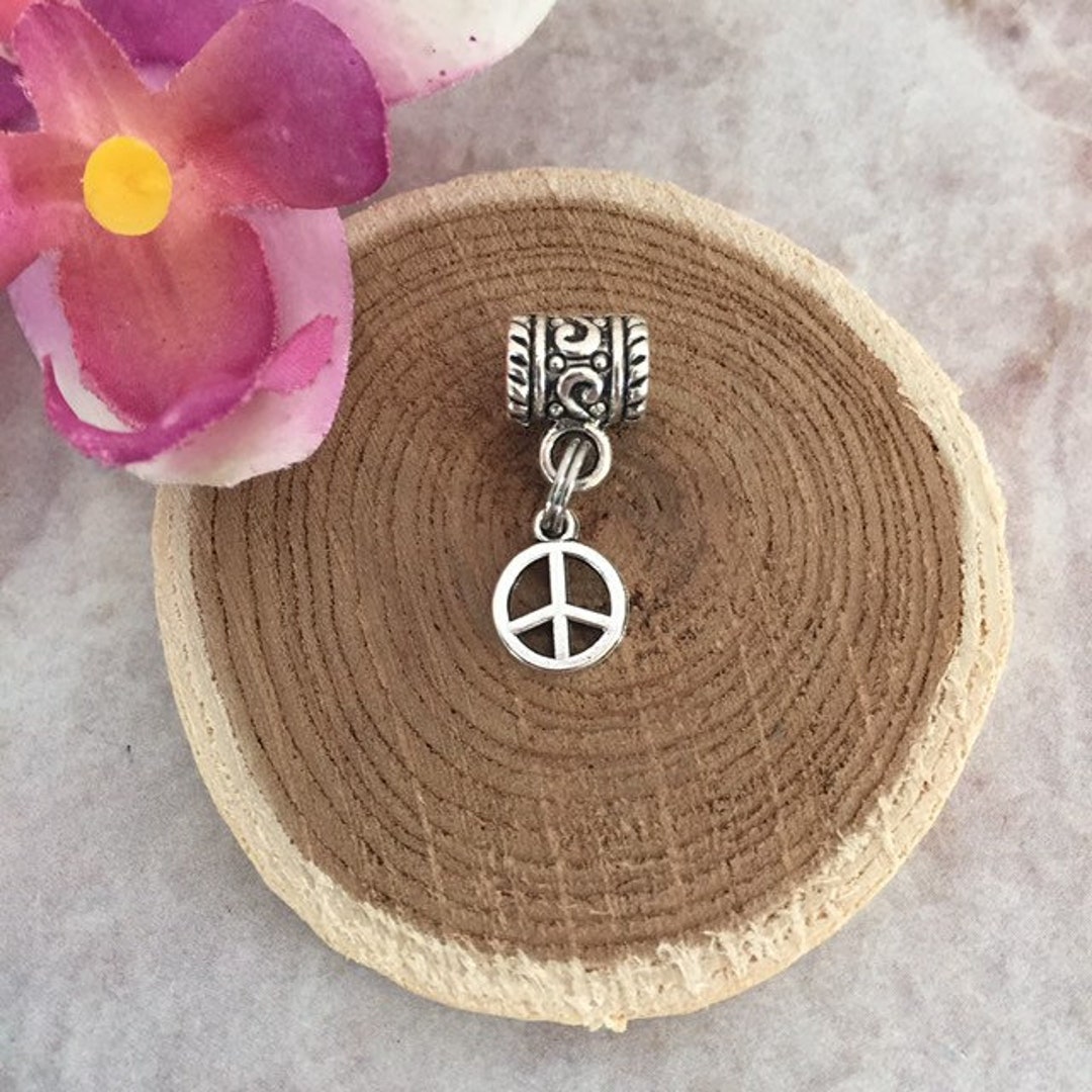 Loc Jewelry Silver Peace Sign Dread Cuff Hair Jewelry Dreads - Etsy