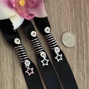 Loc Jewelry Silver Stars Set of 3 Dread/braid Charms Dreadlock Coils ...