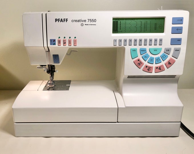 Pfaff Model 7550 Fully Reconditioned, Sold With Warranty - Etsy