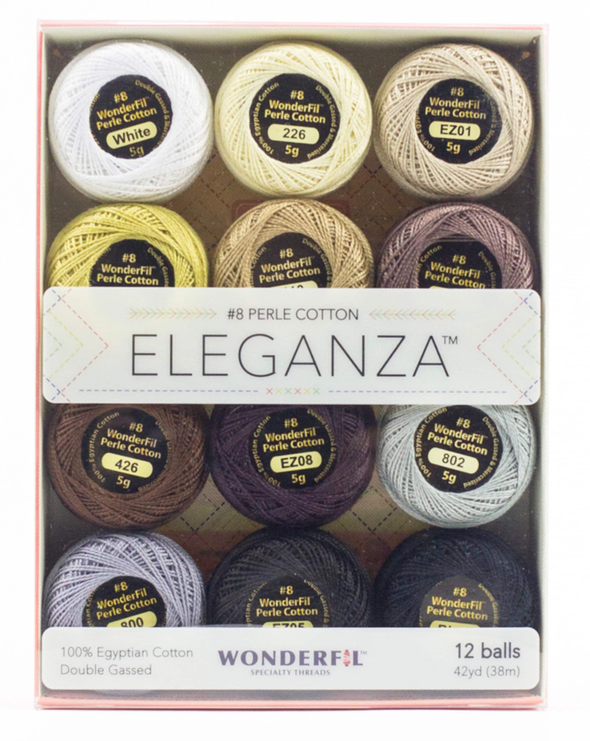 Eleganza #8 Perle Cotton by Wonderfil~4 Colorways - Etsy