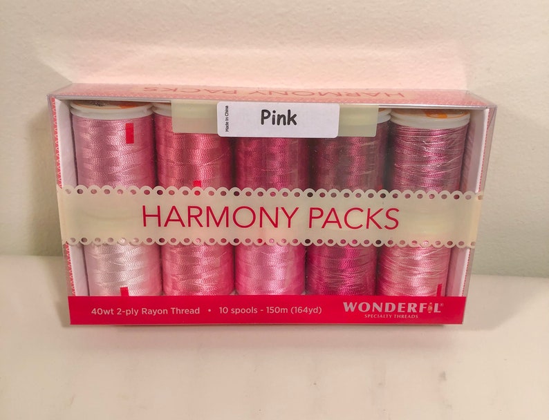Splendor Rayon Embroidery Thread~harmony Packs by Wonderfil - Etsy ...